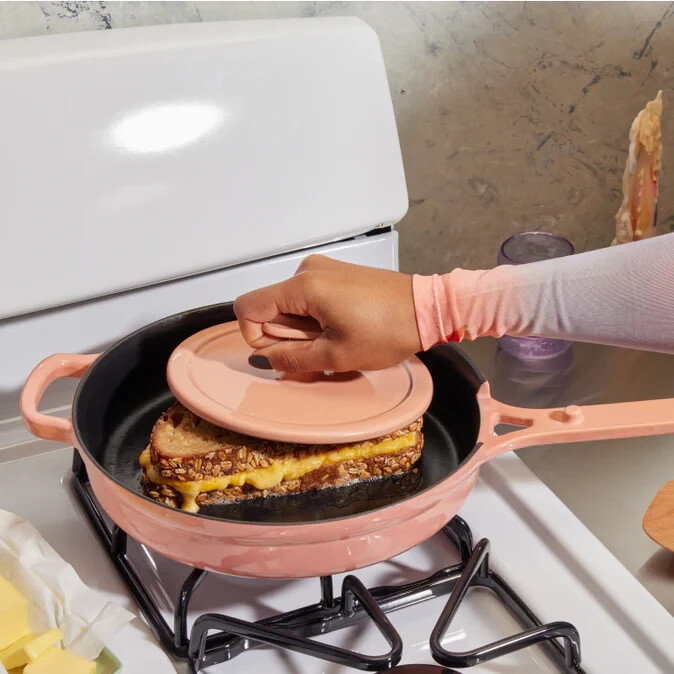 Our Place Enameled Cast Iron Always Pan 10.5" w/Hot Grips - SPICE- NEW ...