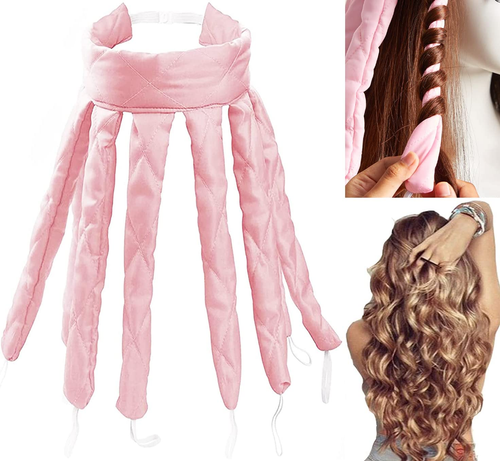 Heatless Hair Curler, Heatless Curls Silk Ribbon Rod for Overnight ...