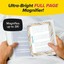 Eye Candy Ultra-Bright Full-Page Magnifier, As Seen On TV, Magnifies Up ...