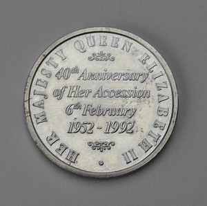 Collectable Queen Elizabeth II 40th Anniversary Of Accession Token Lot ...