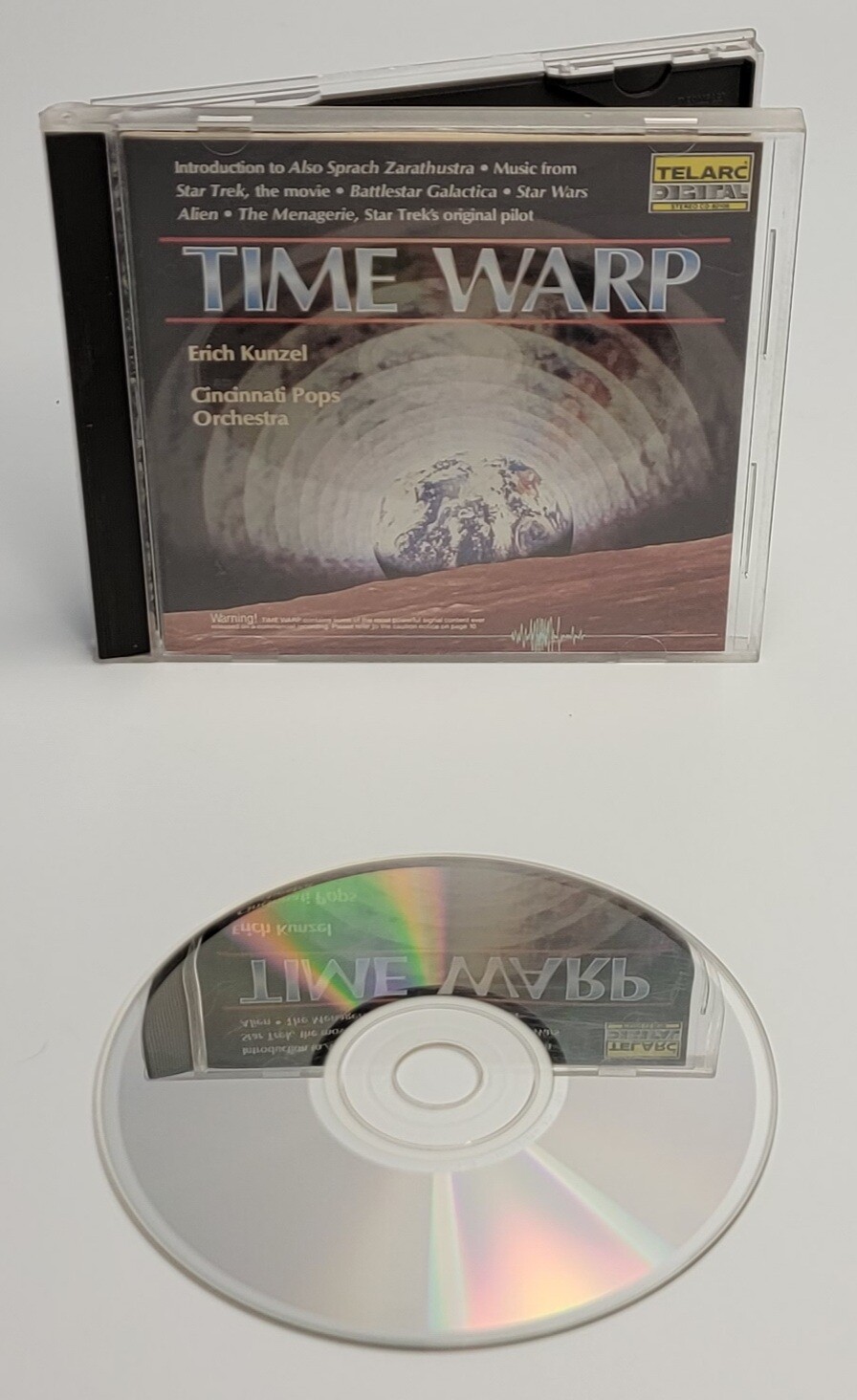 VINTAGE TIME WARP CD 1984 TELARC MADE IN JAPAN STAR WARS STAR TREK ...