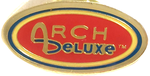 McDonald's Restaurant "Arch Deluxe" Sandwich 1" Lapel Pin | eBay UK