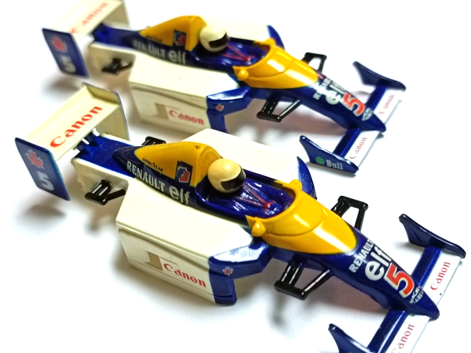TYCO 2 bodies F1 No. 5 cannon elf renault Cool.awesome! | eBay