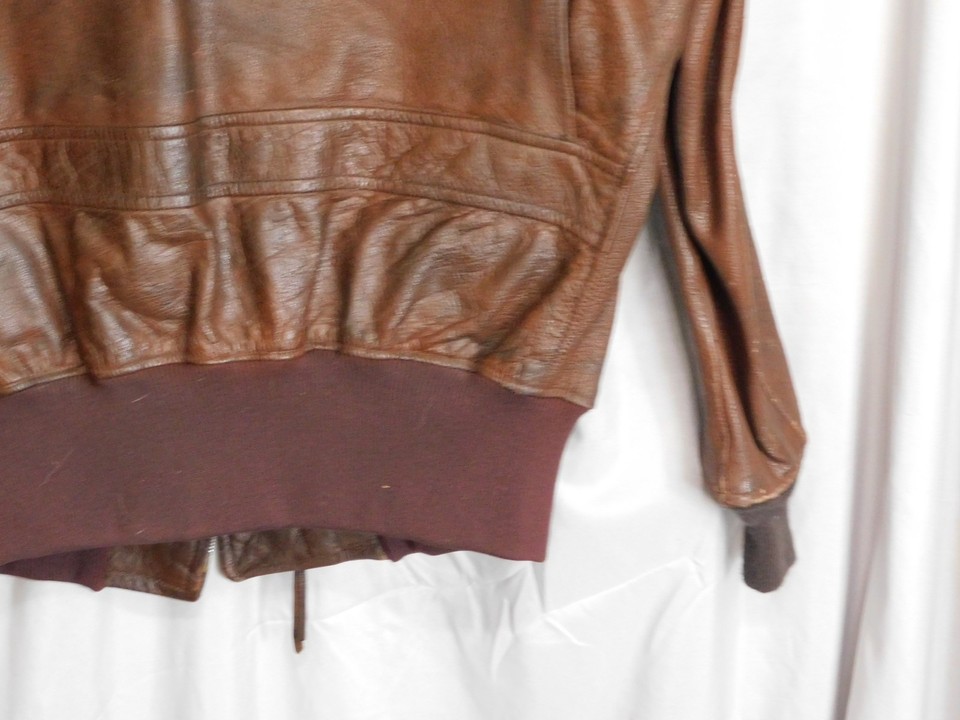 Vintage WWII US Navy USN G-1 M422A Foster Sportswear Leather Flight ...