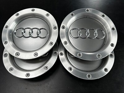 4 x Audi TT Silver/Grey Wheel Centre Caps MK1 8D0601165K 146mm *UK ...