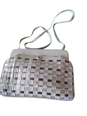 Louis Cardini beautiful butter soft dove grey leather shoulder,clutch ...