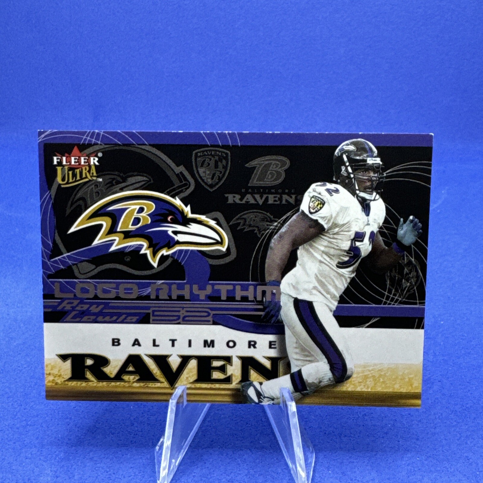2002 Fleer Ultra Ray Lewis Logo Rhythm #17 - Ravens | eBay