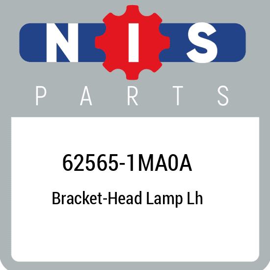 62565-1MA0A Nissan Bracket-head lamp lh 625651MA0A, New Genuine OEM ...