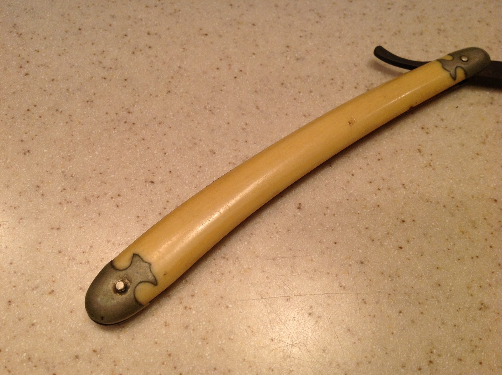 Vintage Straight Razor Men's F. A. Clauberg's Tonsorial Gem Kraut ...