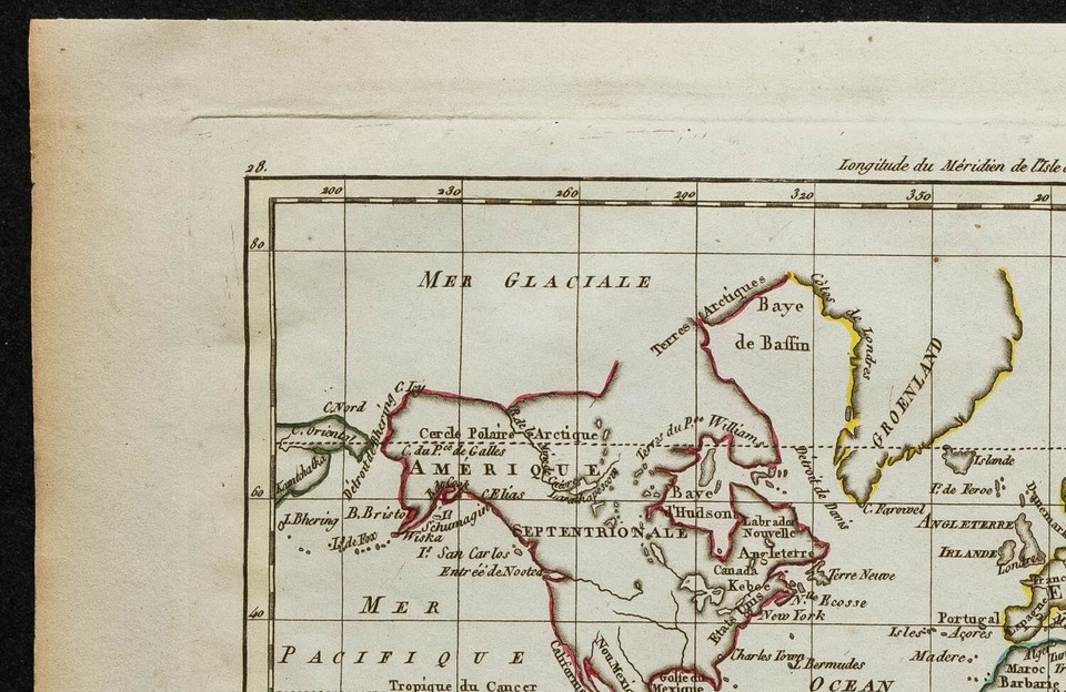 1802 - World Map Reduced - engraving antique - map Of World | eBay