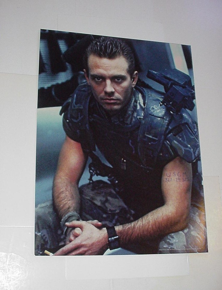 Aliens Poster #26 Corporal Hicks Michael Biehn Aliens Movie | eBay