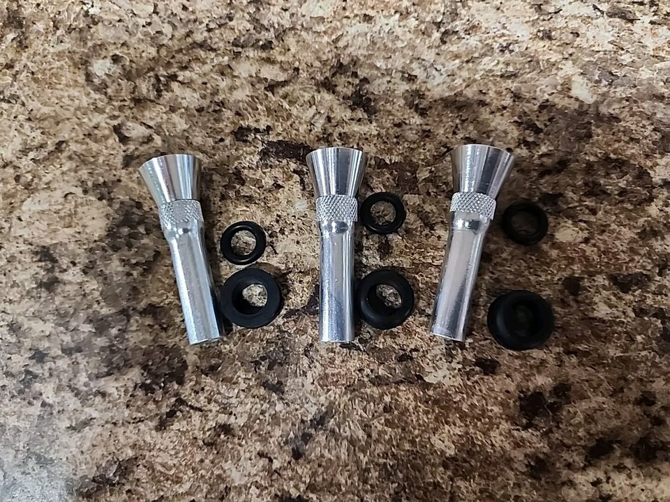 1" Metal Downstem Replacement 3 Pck for 6" To 8" Acrylic Hookah Water ...