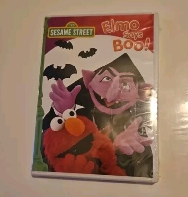 123 Sesame Street Elmo Says Boo! DVD New | eBay
