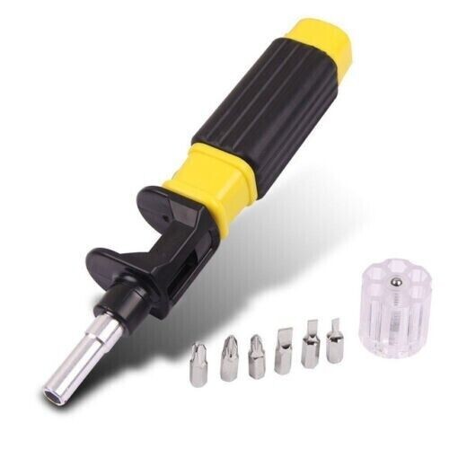 6 in 1 Multi Portable Screwdriver Screw Tool Set Tools DIY Comfort Grip ...