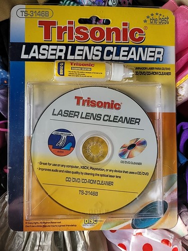 Trisonic TS3146B CD/DVD/CD-ROM Laser Lens Cleaner 39612112375| eBay