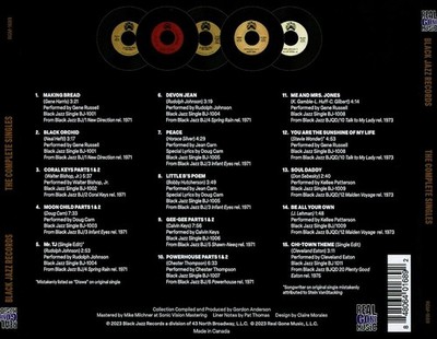 VARIOUS ARTISTS BLACK JAZZ RECORDS: COMPLETE SINGLES NEW CD ...