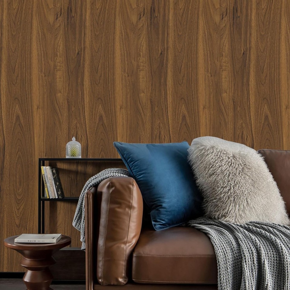 TANONE Wood Grain Peel & Stick Wallpaper 23.6" x 197" - Realistic Wood ...