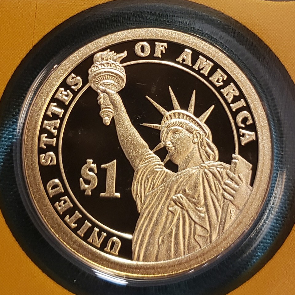 2011 S James Garfield $1 Proof from U.S. Mint Proof Set Presidential ...