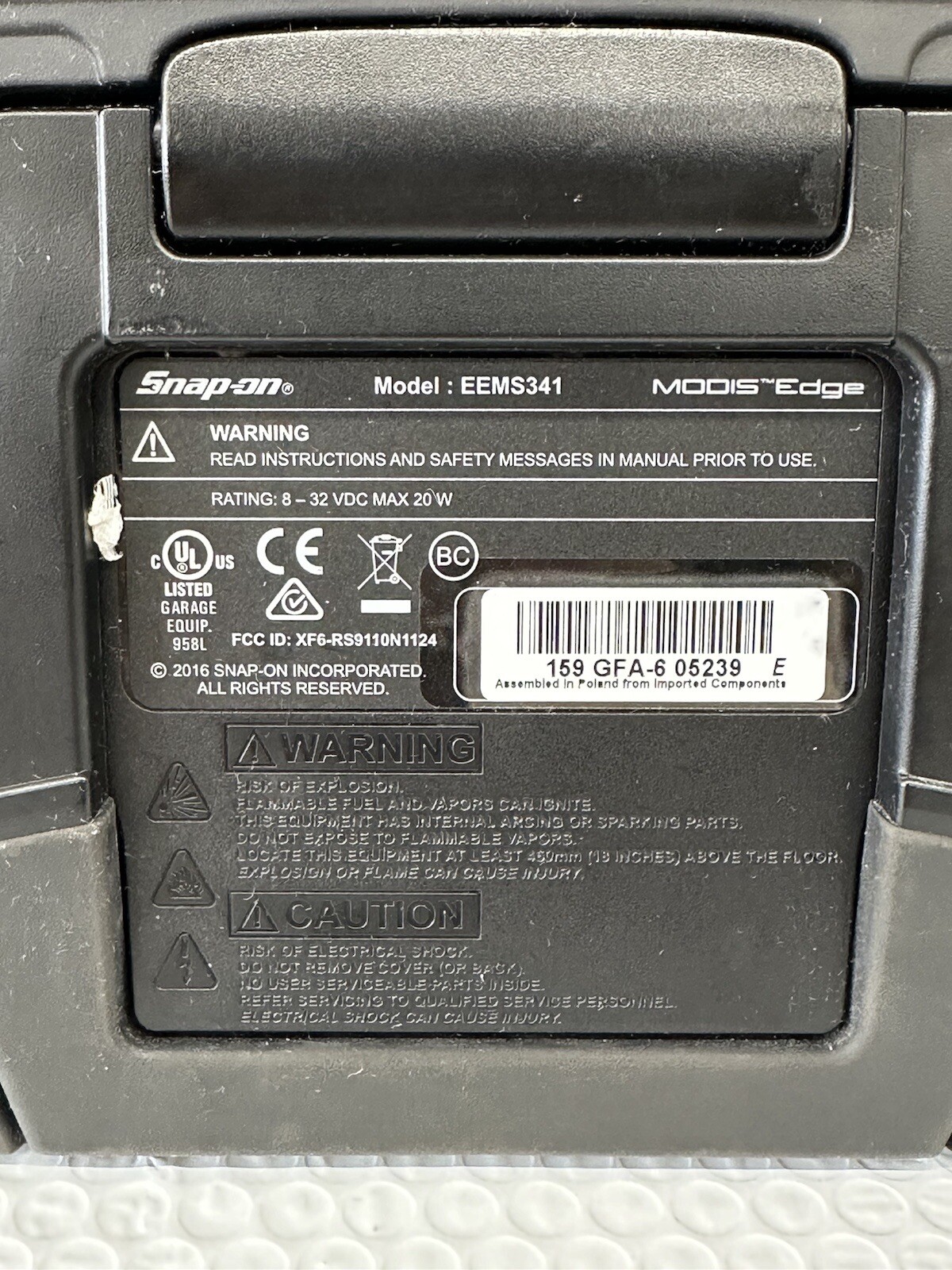 Snap-on MODIS EDGE 19.4 Diagnostic Full Function Scanner EEMS341 | OBD ...