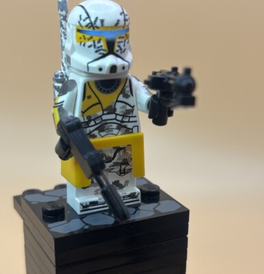 Lego Star Wars Custom Clone Commando Gregor Trooper Yellow Design | eBay