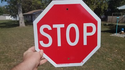 Reflective Gopher Sign Co. Stop Sign Snowmobile Trail Golf Cart Bike ...