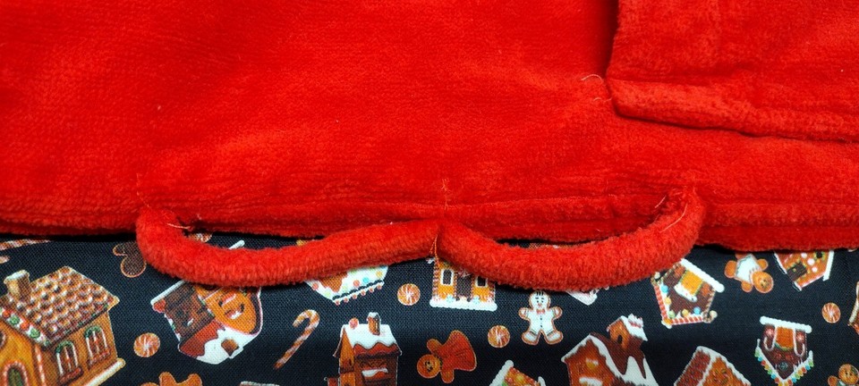 Children's Red Robe Terry Bathrobe Luxury Look Holiday L Hoodie Heavy ...