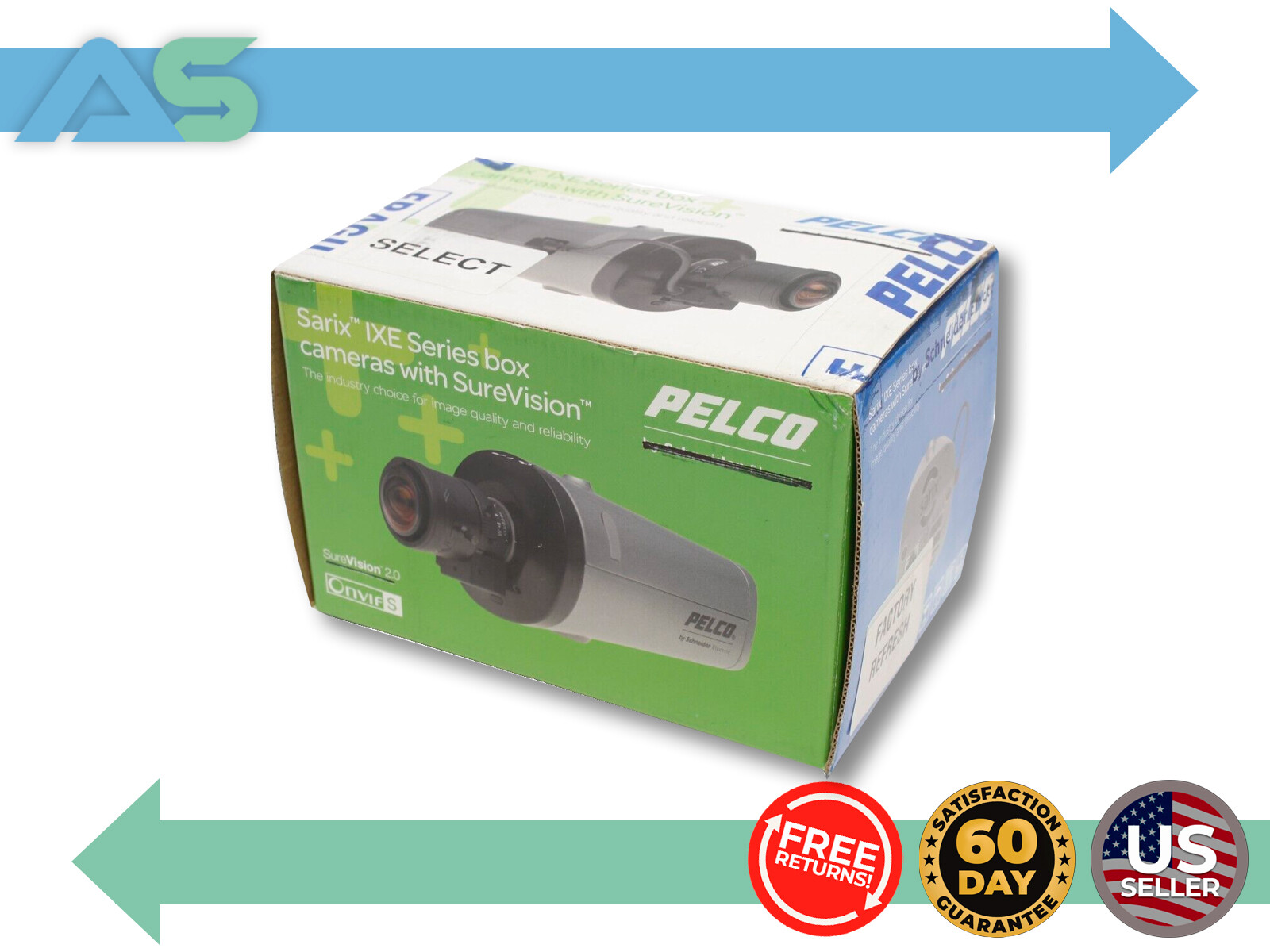 Pelco Sarix IXE Series IXE21 2MP PoE Box Camera with SureVision 2.0 ...