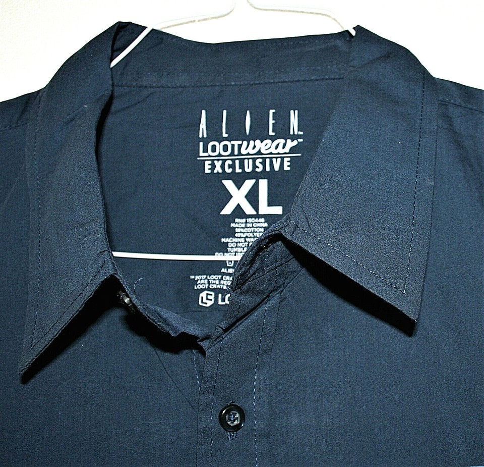 Loot Crate Wear Alien USCSS Nostromo 180286 Cosplay Shirt New NOS Sz XL ...