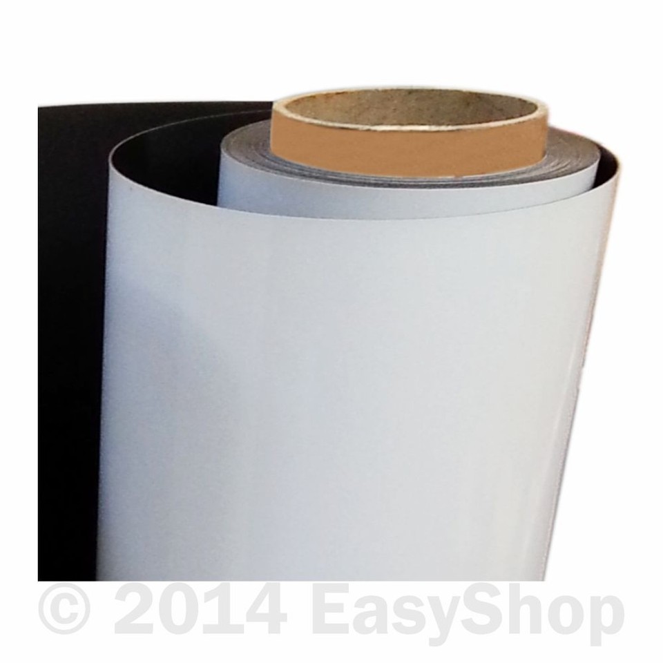 Magnetic Sign Vinyl Rolls White Flexible 0.85mm Vehicle Grade Sheet ...