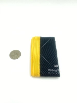 GENUINE U.S. ARMY CAP BRAID: ENLISTED - BLACK WITH GOLD TRIM | eBay