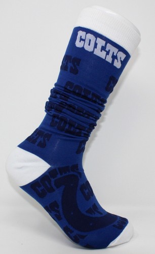 Indianapolis Colts NFL Adult Thin Long Crew (Below the knee) Socks ...