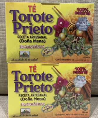 Te Torote Prieto 50 sobres Natural Tea 2 Pack | eBay