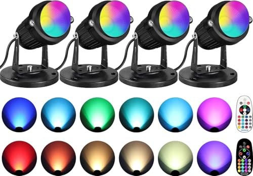 6W Up Lights Indoor LED Spot Lights Indoor for Accent Lighting 4 Pack ...
