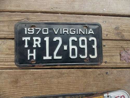 1970 Virginia License Plate | eBay