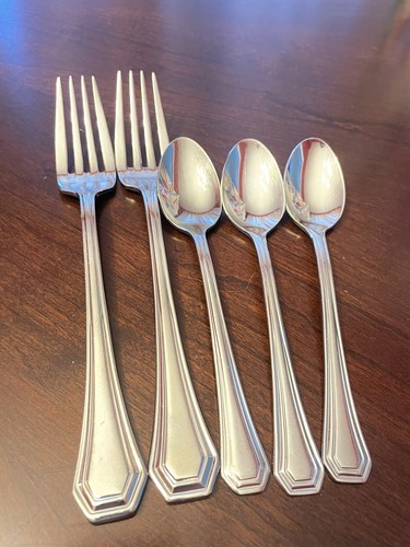 5 Oneida Lido Replacement Flatware Forks And Teaspoons | eBay