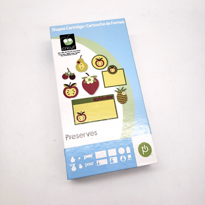 Paper Craft Die Shapes Cricut Preserves Cartridge - Fruit Themed Die ...