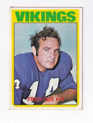 Fred Cox 1971 Topps NFL Card #194 | eBay