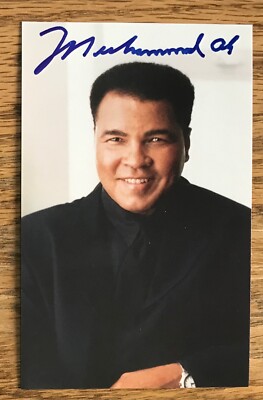 Muhammad Ali vintage autographed Postcard | eBay