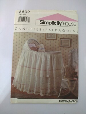 VTG Simplicity House Sewing Pattern 8892 Canopies and Baldaquins | eBay