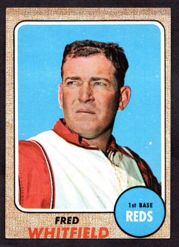 1968 Topps #133 Fred Whitfield - Good | eBay