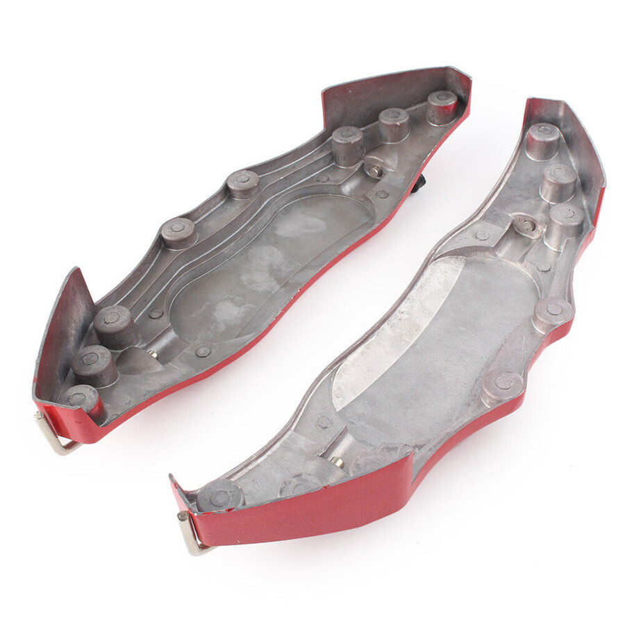 2PC Red Aluminum Alloy 3D Style Disc Brake Caliper Covers For 15-17 ...
