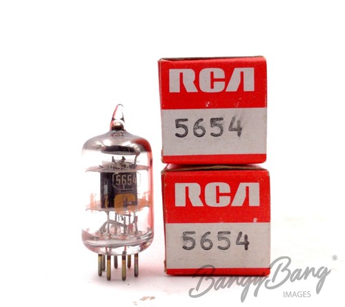 2 RCA 5654/6AK5W Pentode Video/Audio Amplifier Valve- BangyBang Tubes ...