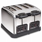 1 PAK 4 Slice; Chrome finish toaster with Sure-Toast technology evenly ...