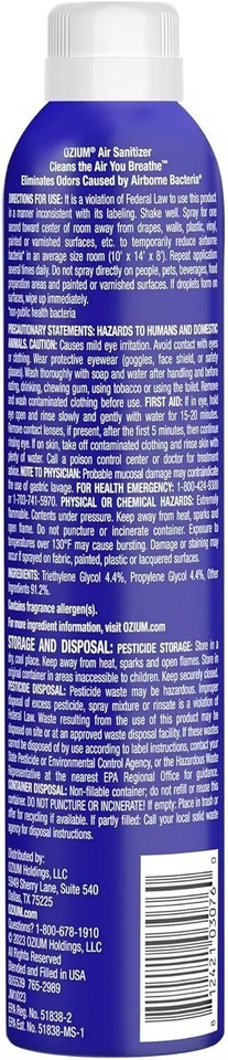 Ozium Air Freshener Dispenser, Original - 8oz | eBay