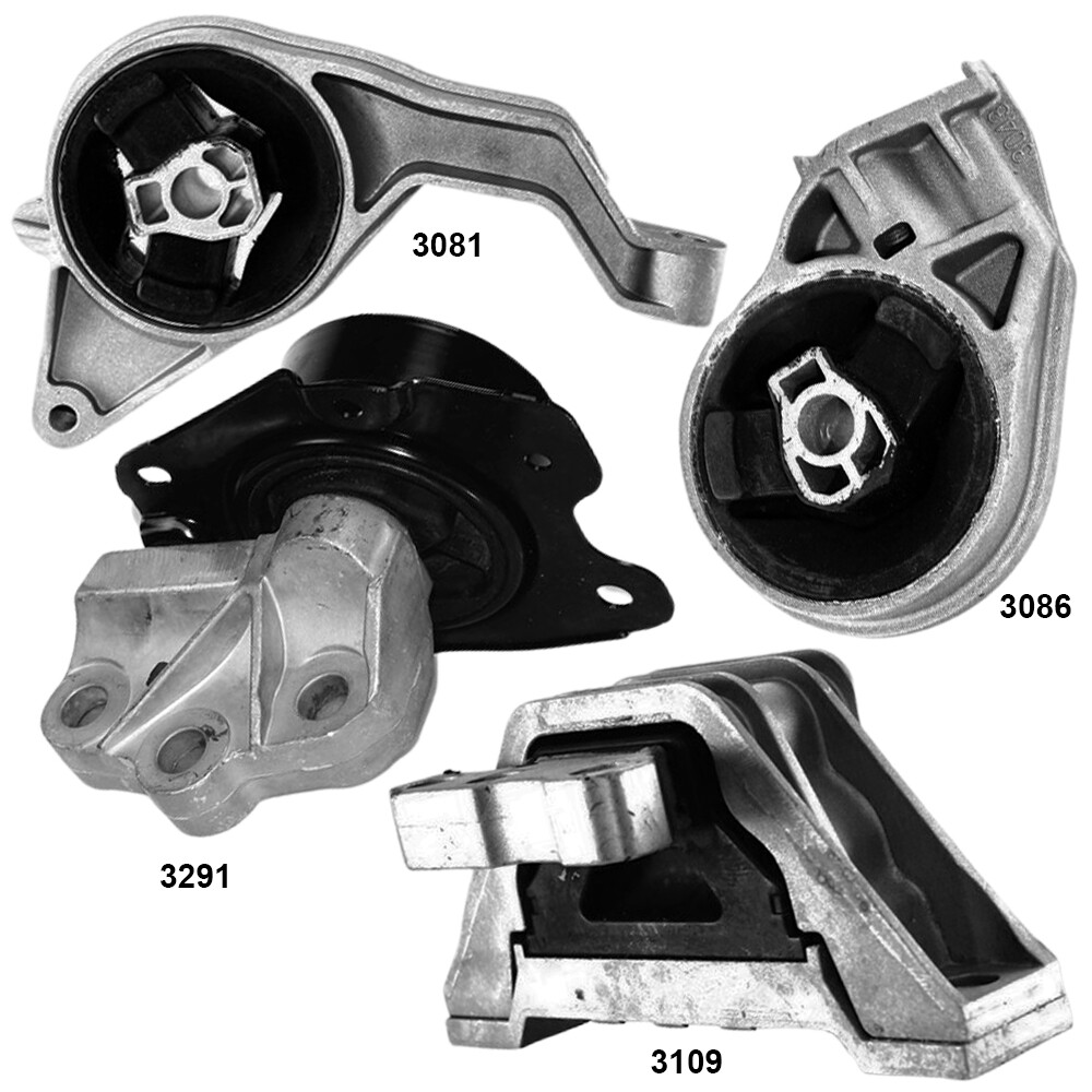 Engine Motor Mount & Auto. Trans. Mounts 4Pcs Set for Chevrolet Cobalt ...
