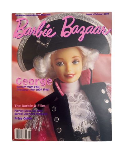 BARBIE BAZAAR MAGAZINE Washington cover Barbie X-files JANUARY/FEBRUARY ...