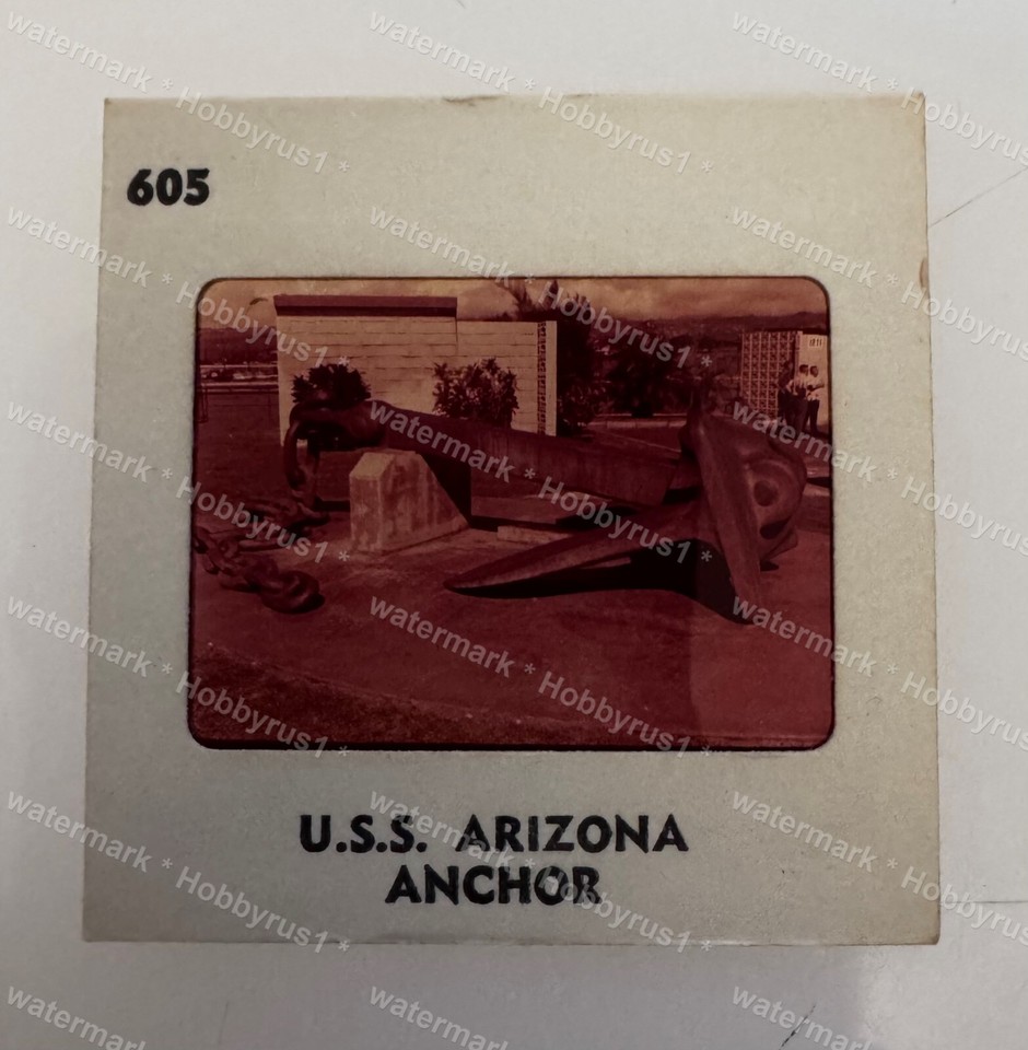 WWII USS Arizona Anchor US Navy Official Pearl Harbor Souvenir 35mm ...