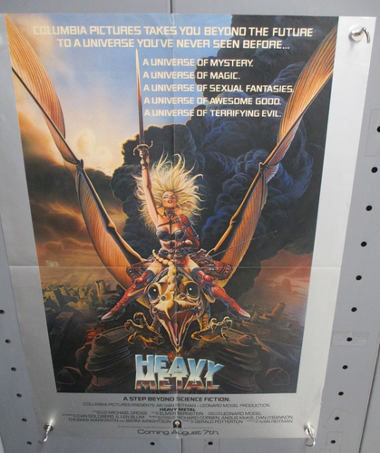 1981 HEAVY METAL Animated Film MOVIE POSTER 18"x24.5" CM5191 | eBay