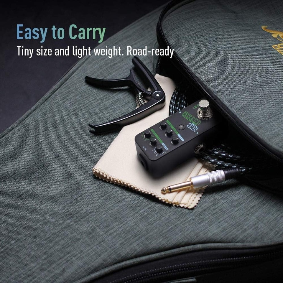 Professional Guitar Effects Pedal: 4 Delay Modes, 4 Reverb, Tap Tempo ...