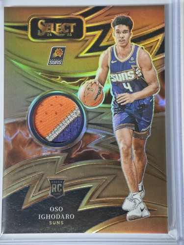 Oso Ighodaro SPK-OSO 2024-25 Panini Select RC Sparks Copper Prizm 02/49 ...